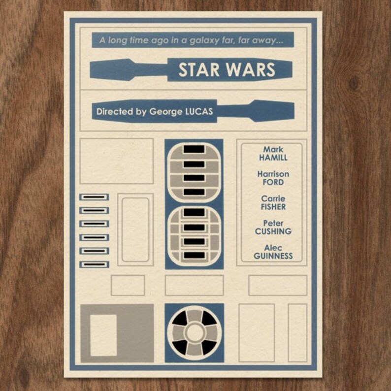 Star Wars Movie Poster 16x12 - Etsy