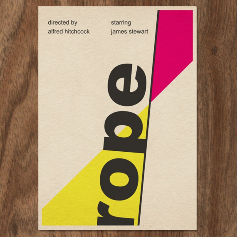 Alfred Hitchcock ROPE 16x12 Movie Poster Print | Etsy
