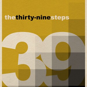 The Thirty-nine Steps Minimalist 16x12 Movie Poster Print - Etsy