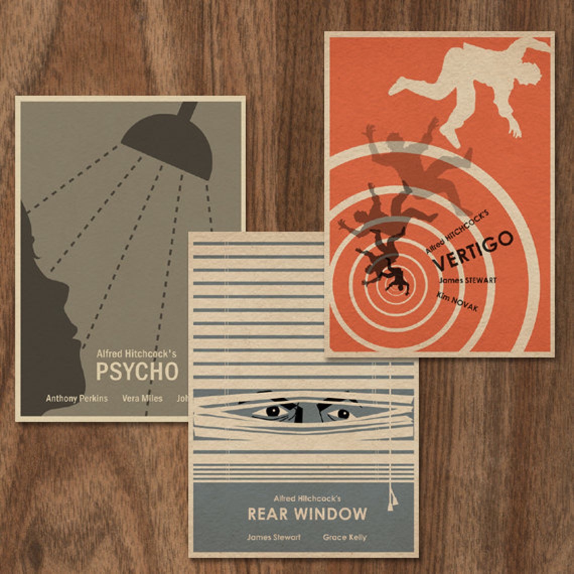 Alfred Hitchcock Set of 3 Limited Edition Prints - Etsy