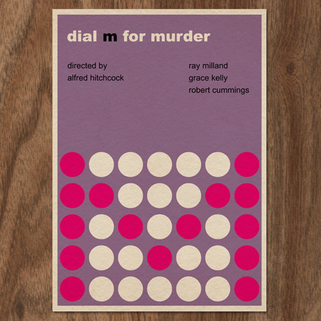 Dial M for Murder Alfred Hitchcock Movie Print - Etsy