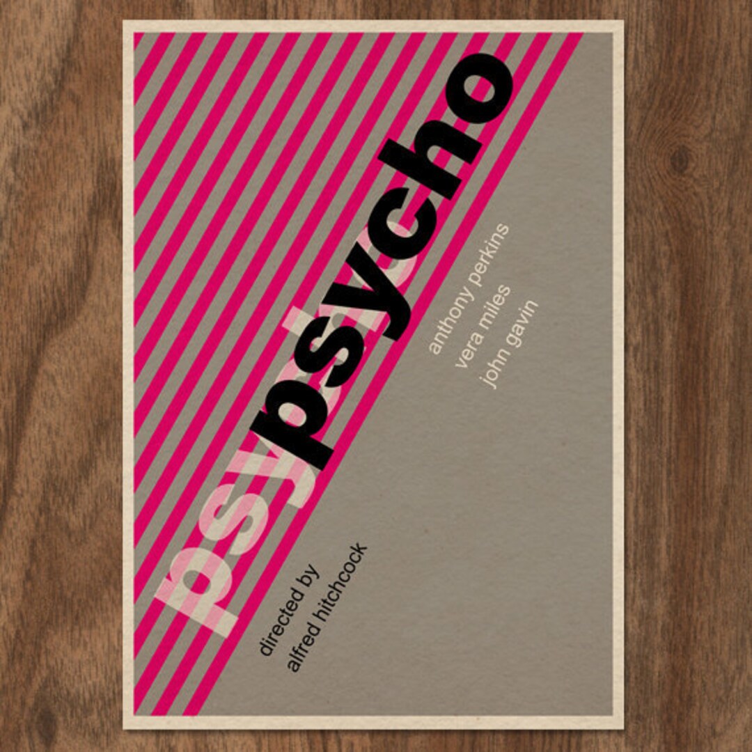 PSYCHO Limited Edition Movie Print - Etsy