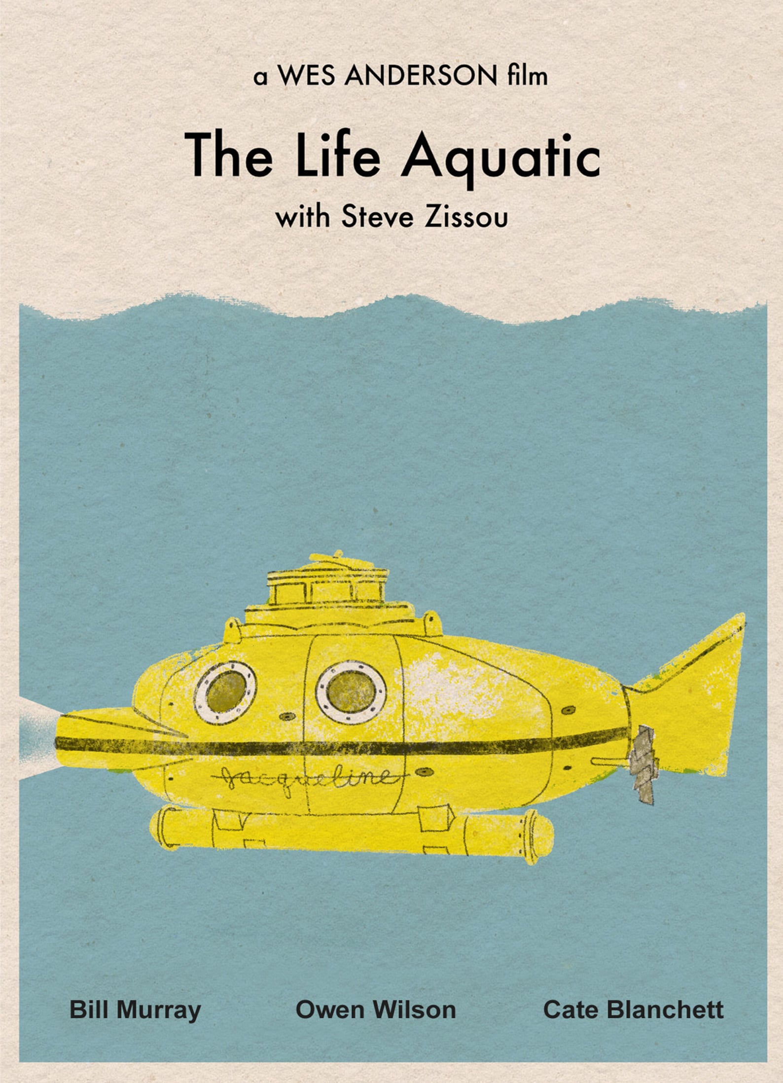 THE LIFE AQUATIC With Steve Zissou 16x12 Movie Poster Print - Version 3 ...