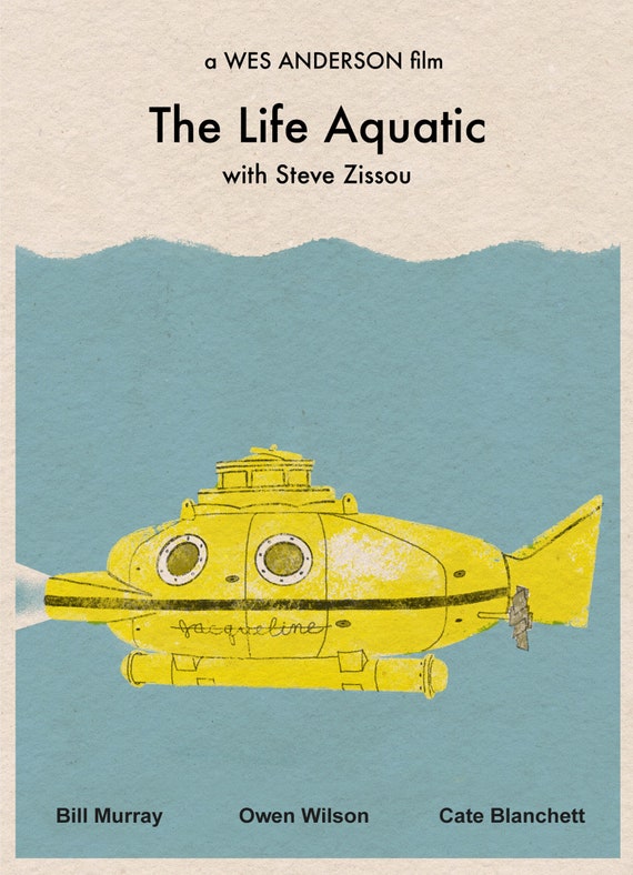 Life Aquatic Poster