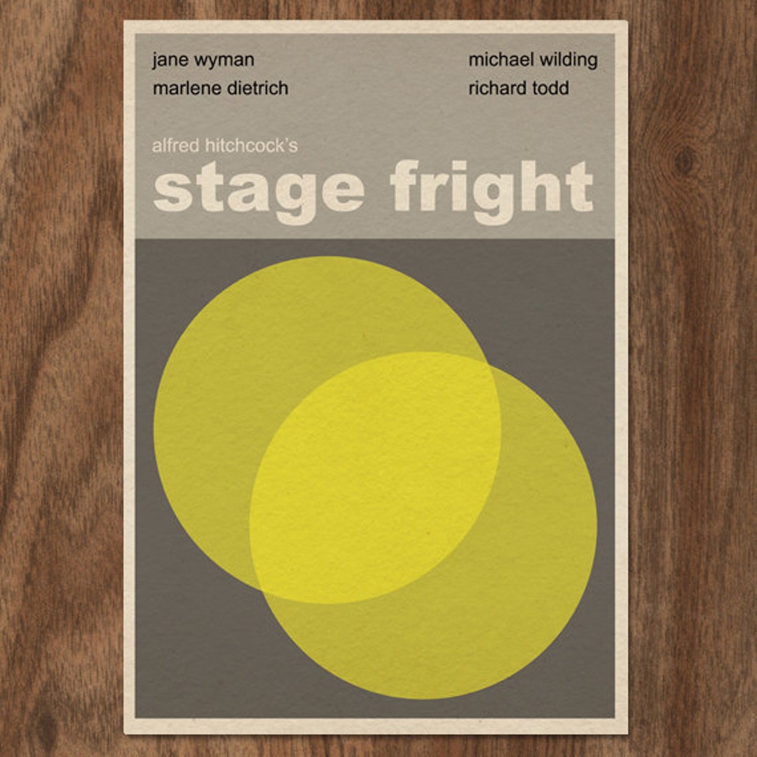 Alfred Hitchcock Stage Fright 16x12 Movie Poster Print - Etsy