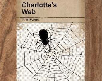 Charlotte's Web Clip Art LINE ART - Etsy