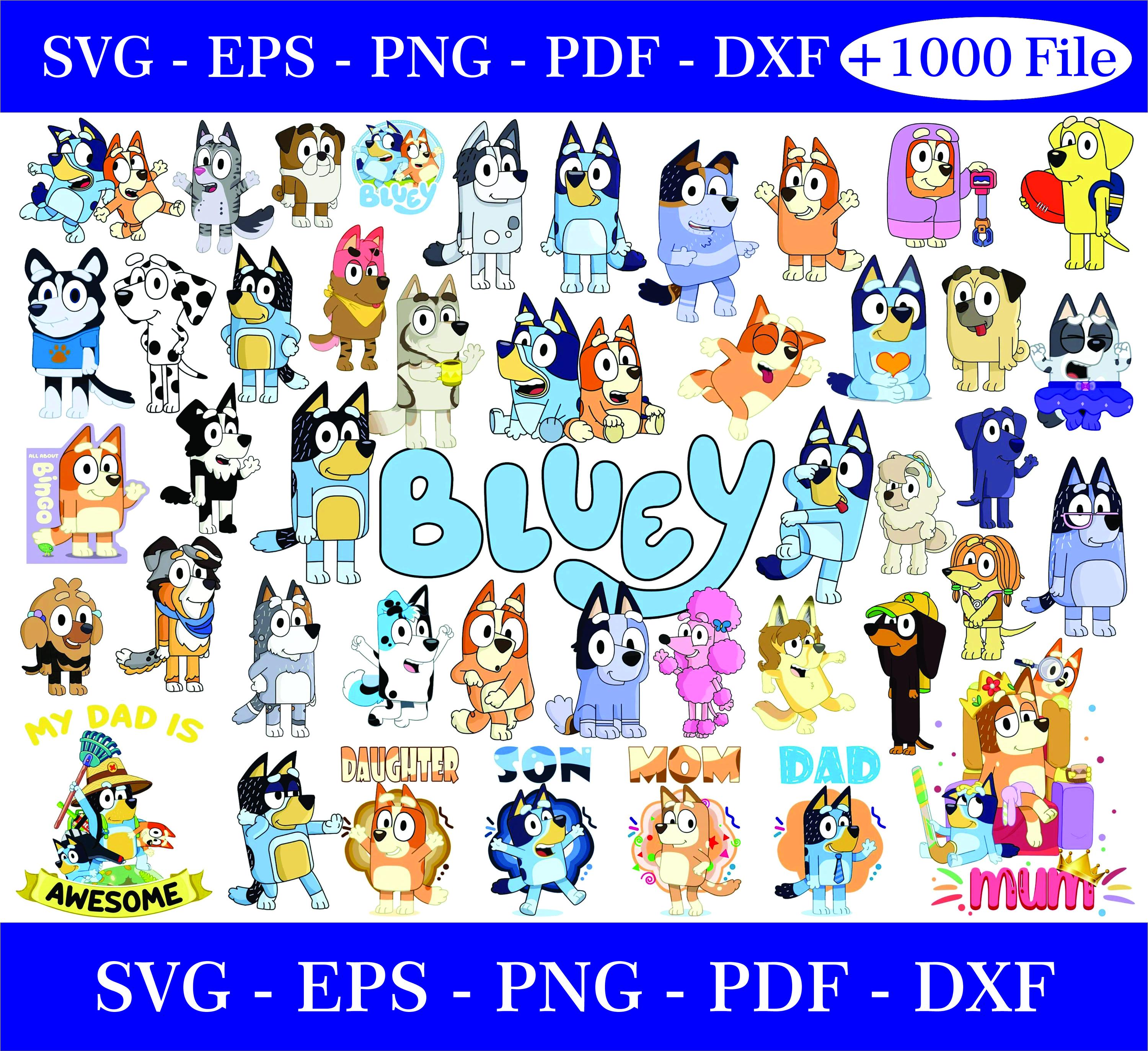 Bluey Hello Summer Png, Bluey Summer Png, Grannies Bluey Png, Bluey Bi ...