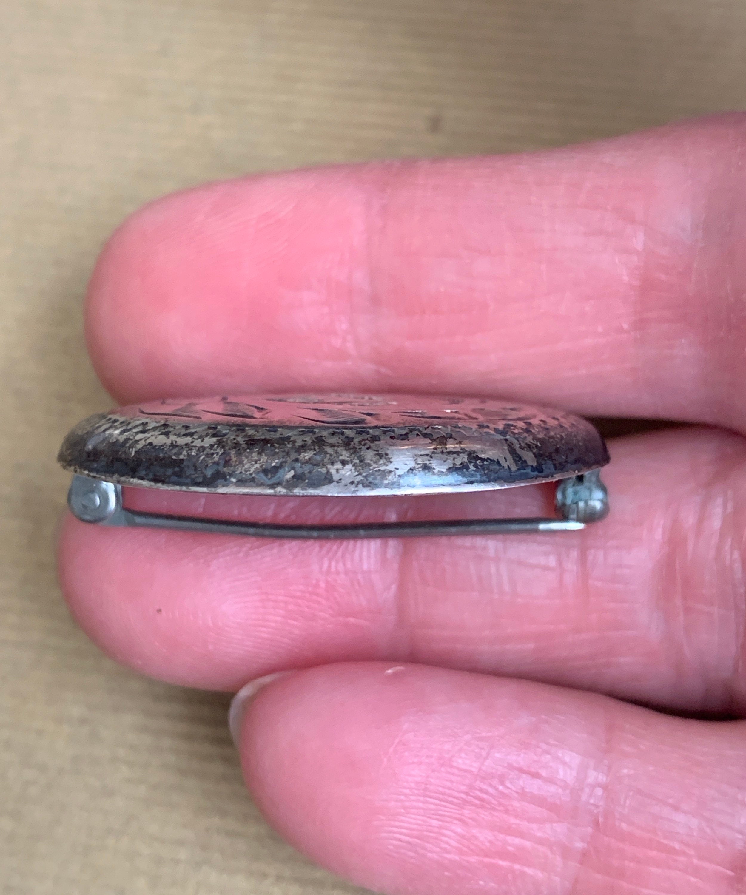 Vintage Birks Canada Sterling Silver Floral Brooch - Etsy