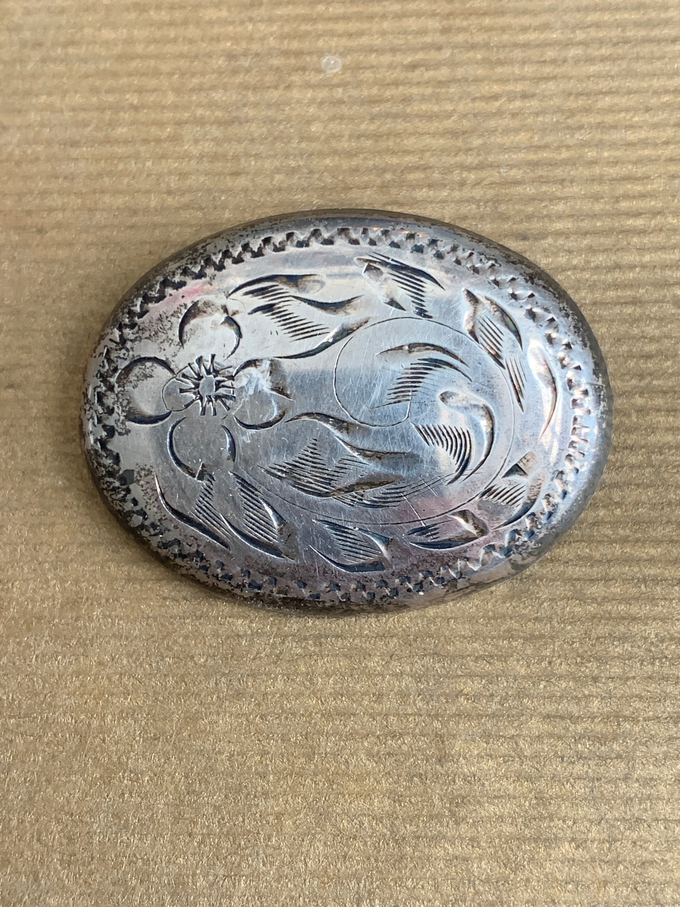 Vintage Birks Canada Sterling Silver Floral Brooch - Etsy