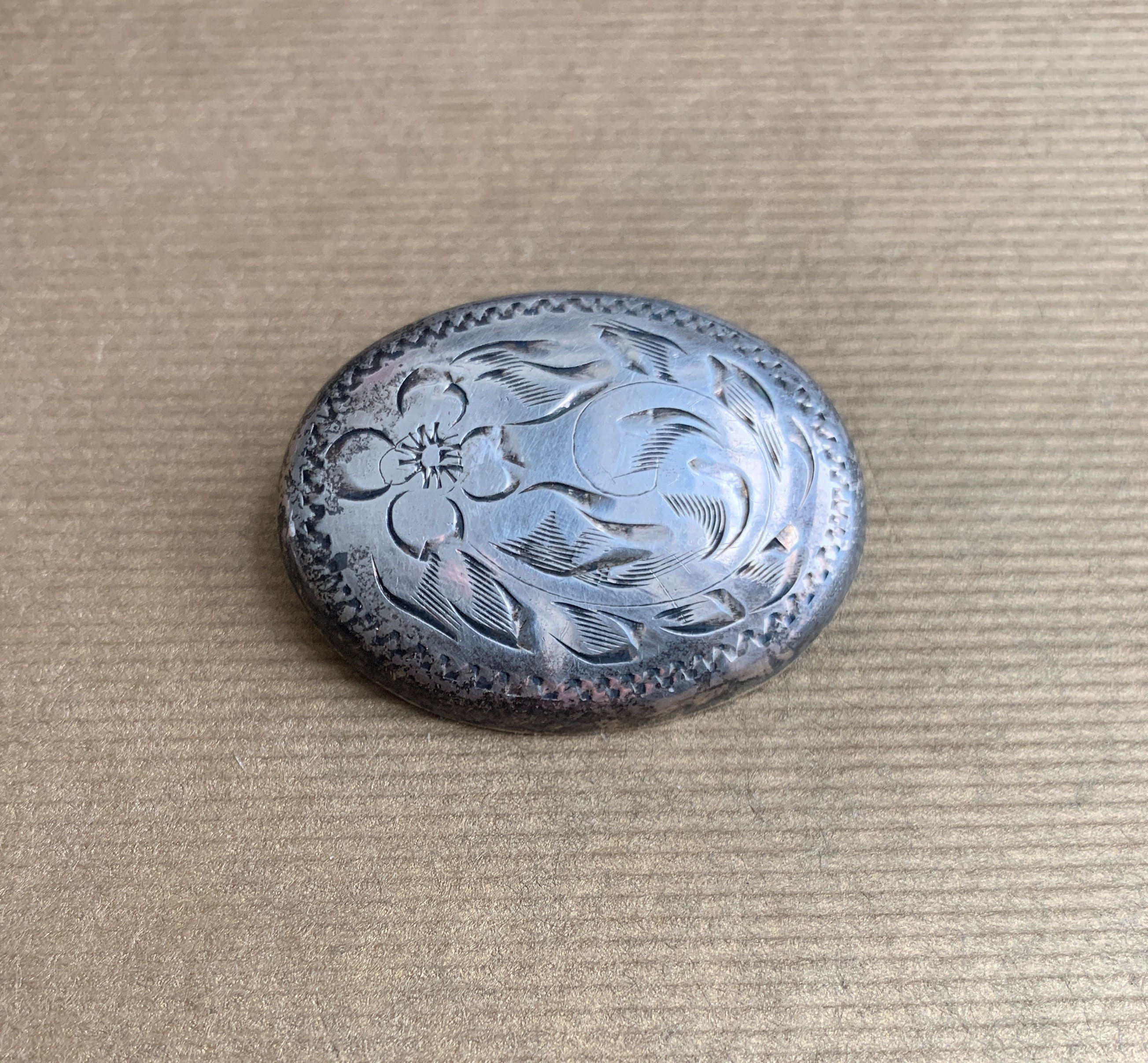 Vintage Birks Canada Sterling Silver Floral Brooch - Etsy