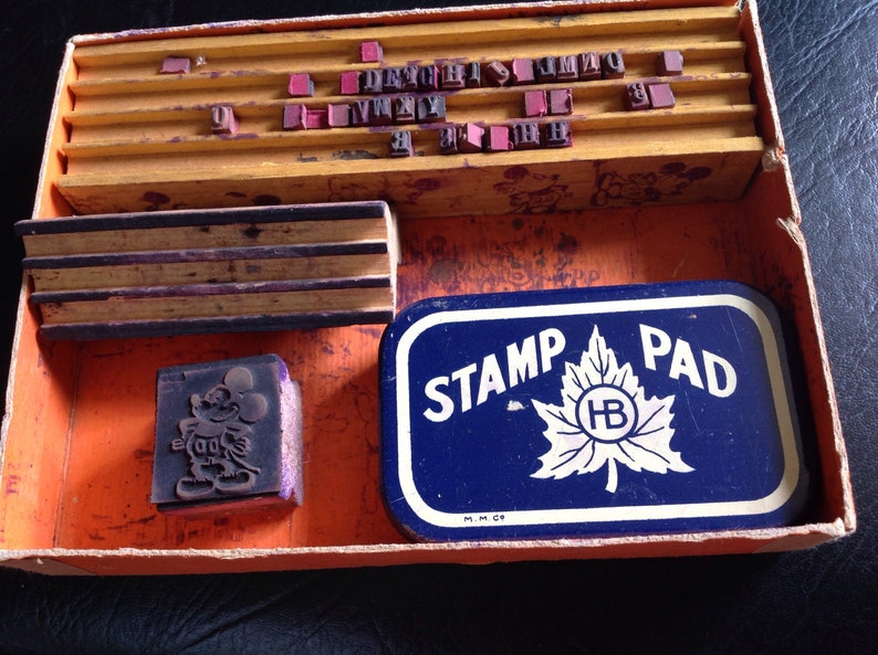 Vintage Collectable Mickey Mouse Stamp Set Made in Canada, Vintage ...