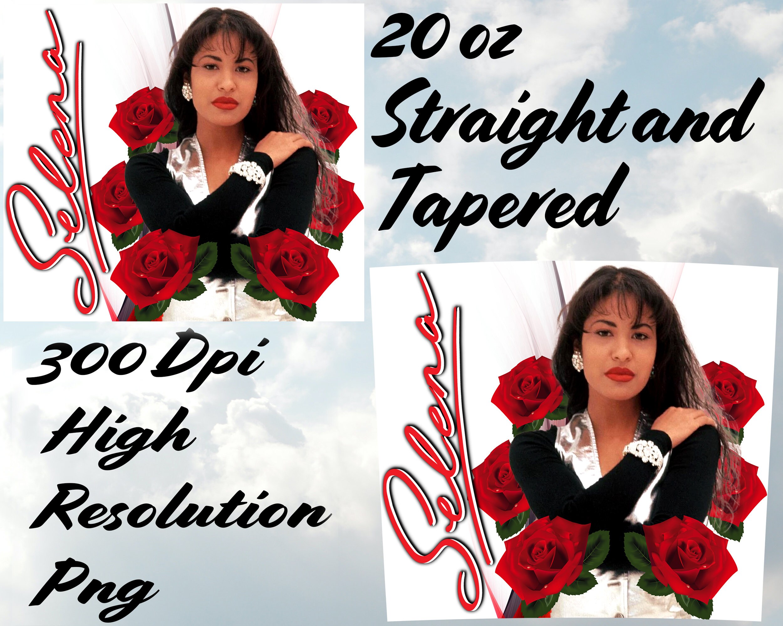 Selena Quintanilla Collage PNG File, Selena Roses Digital Image - Etsy