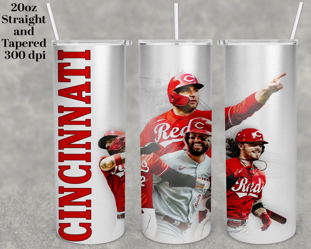 Tumbler Wrap Cincinnati 20oz Skinny Straight Tampered PNG, Full Tumbler ...