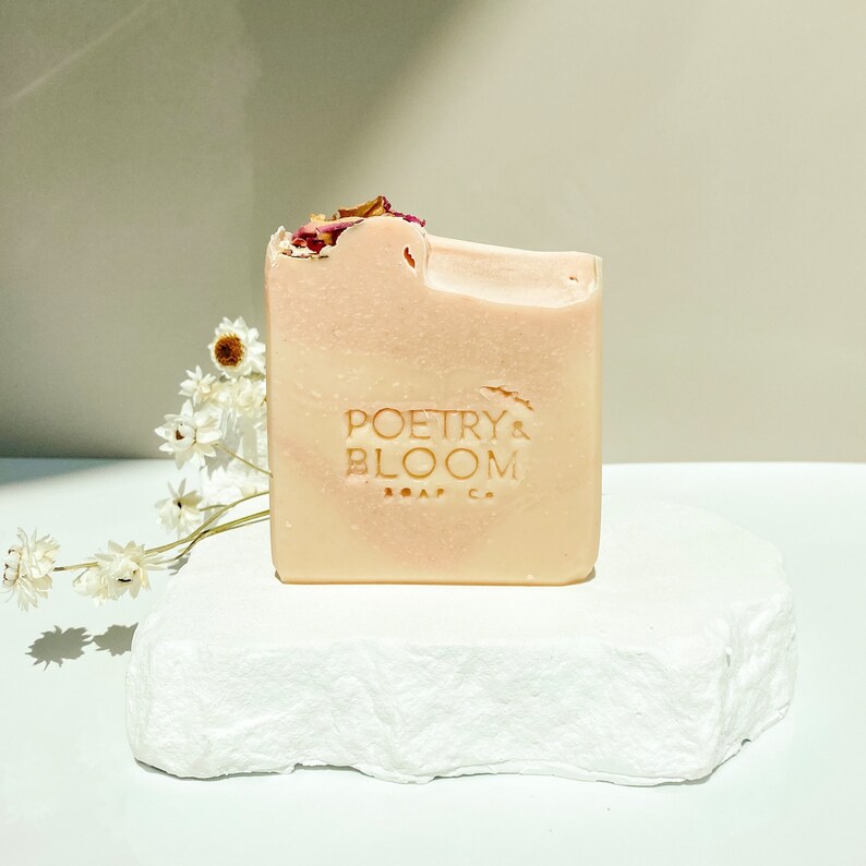 Rose Garden Soap Bar: Natural Cold Process, Palm Oil Free - Etsy