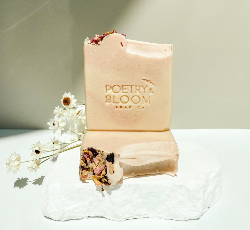 Rose Garden Soap Bar: Natural Cold Process, Palm Oil Free - Etsy