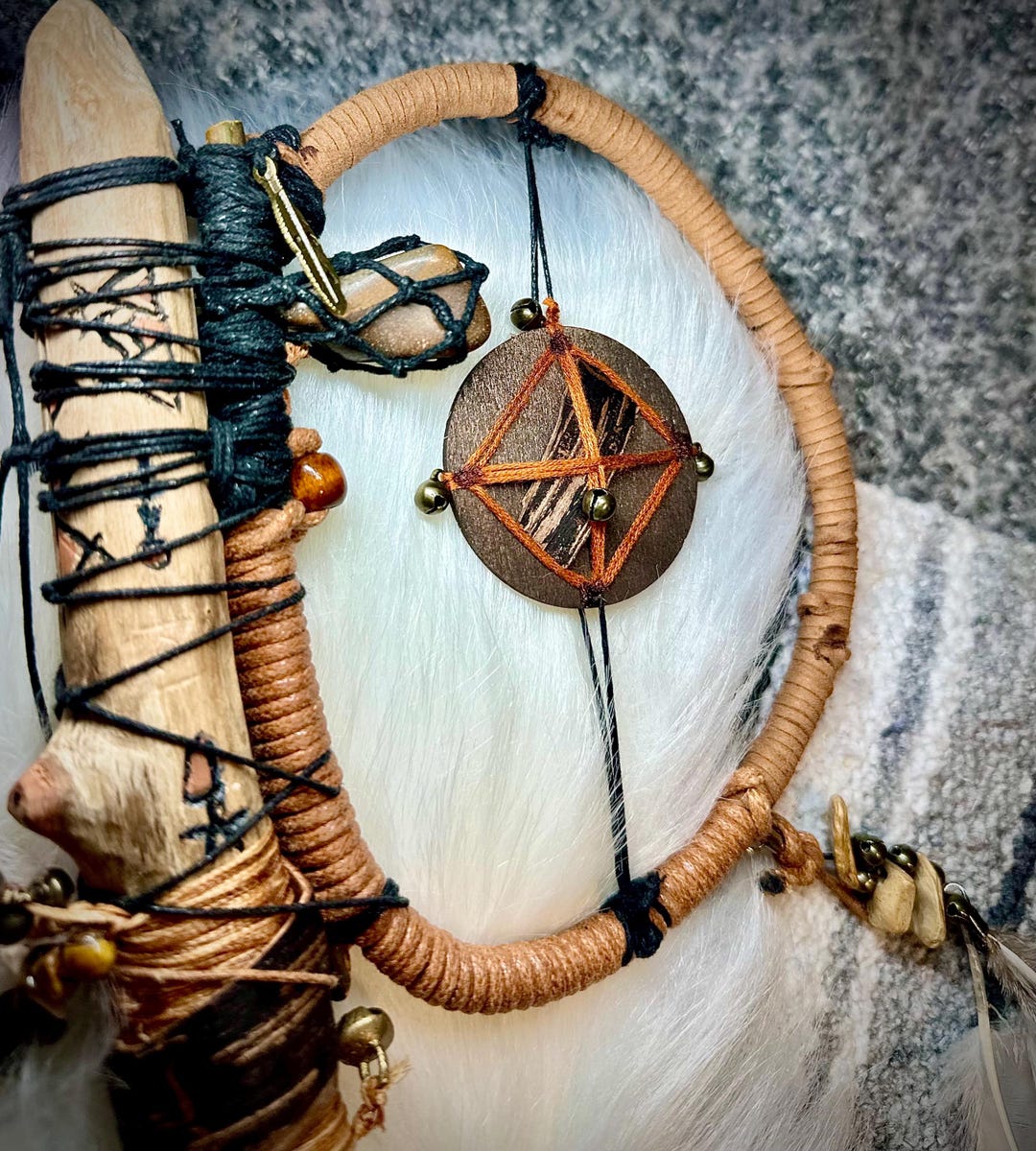 Medicine Stick Driftwood Native American Iriquoise Navajo Spiritual ...