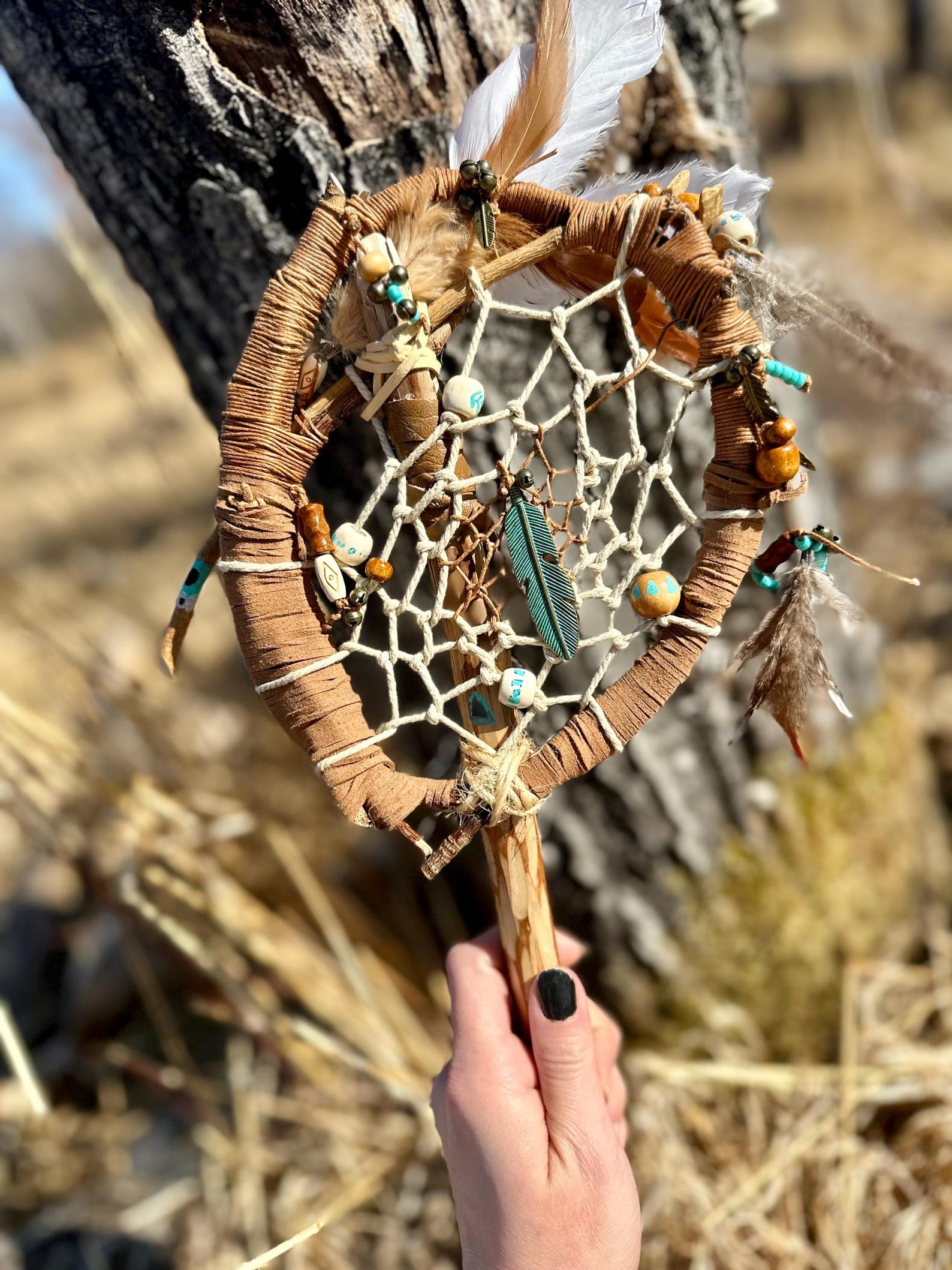 Medicine Stick Driftwood Native American Iriquoise Navajo Spiritual ...