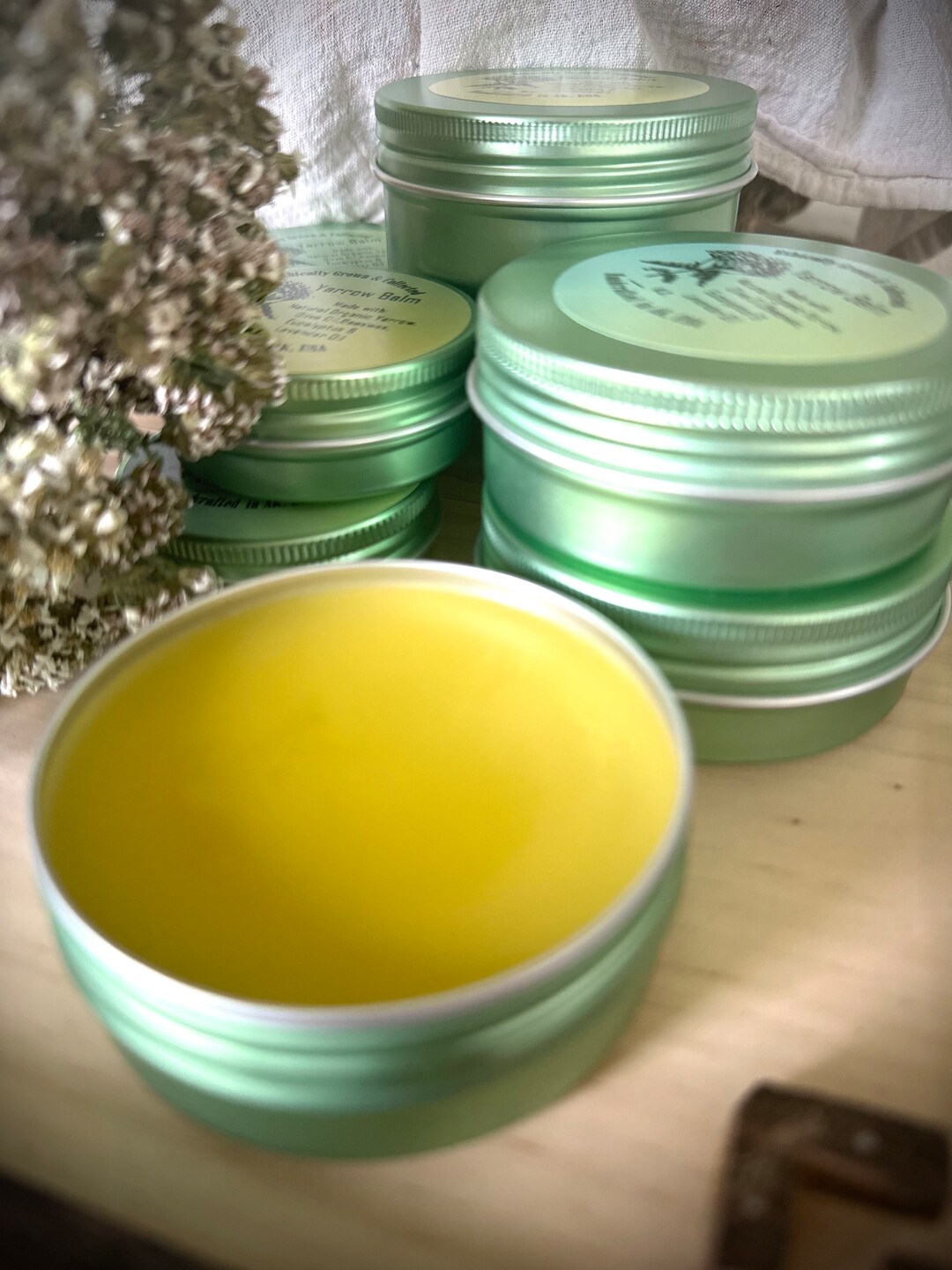 Wildcrafted Yarrow Salve: Extra Strength Herbal Balm With Willow - Etsy