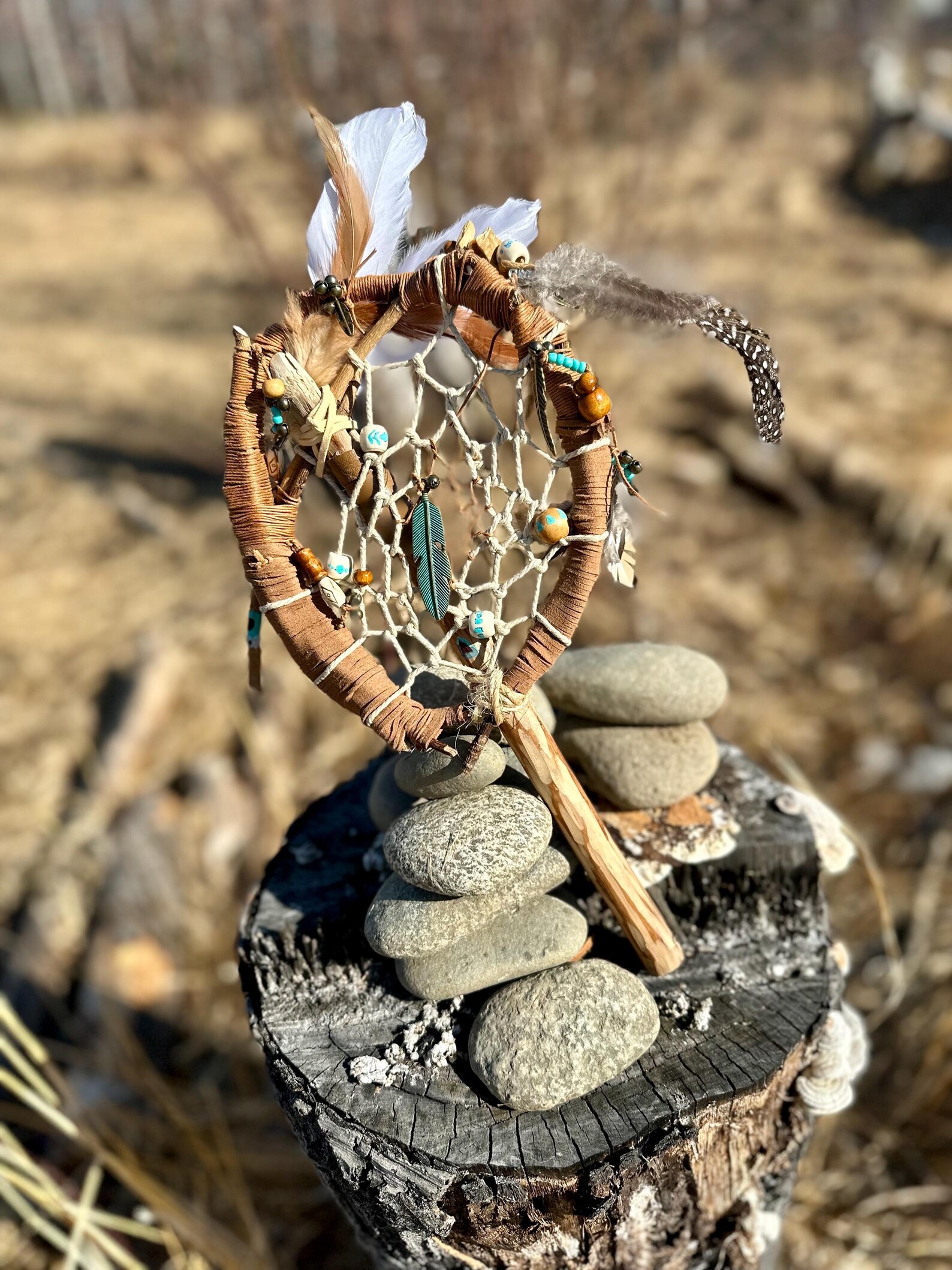 Medicine Stick Driftwood Native American Iriquoise Navajo Spiritual ...