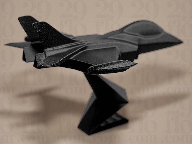 The Supersonic Sentinel: Stealth Striker • 3D Printed Plastic Figurine ...