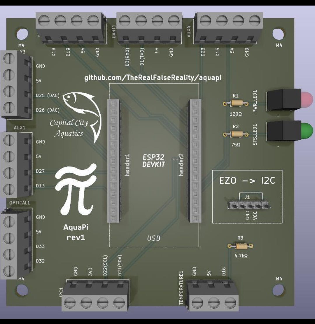 Aquapi for Esphome & Home Assistant. Circuit Board Only - Etsy