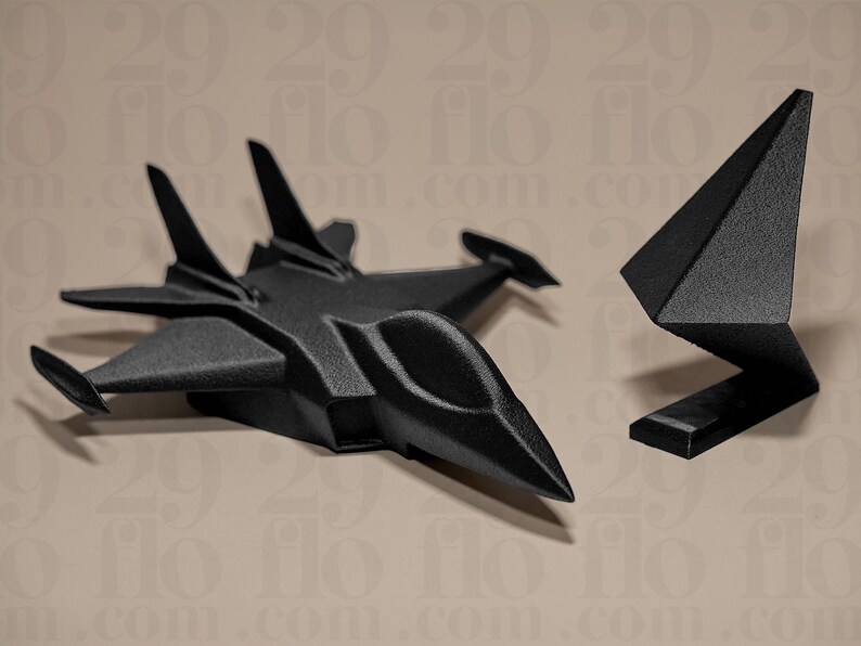The Supersonic Sentinel: Stealth Striker • 3D Printed Plastic Figurine ...