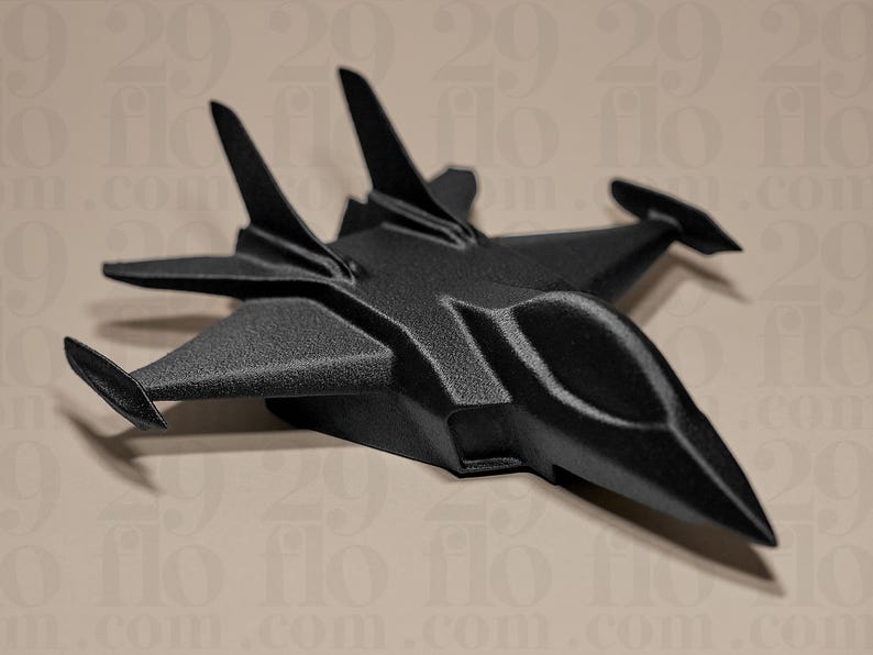 The Supersonic Sentinel: Stealth Striker • 3D Printed Plastic Figurine ...