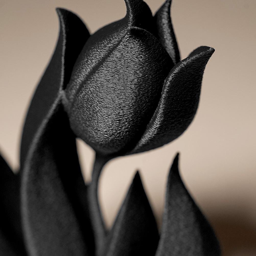 The Timeless Tulip: Elegant Bloom • 3D Printed Plastic Figurine - Etsy