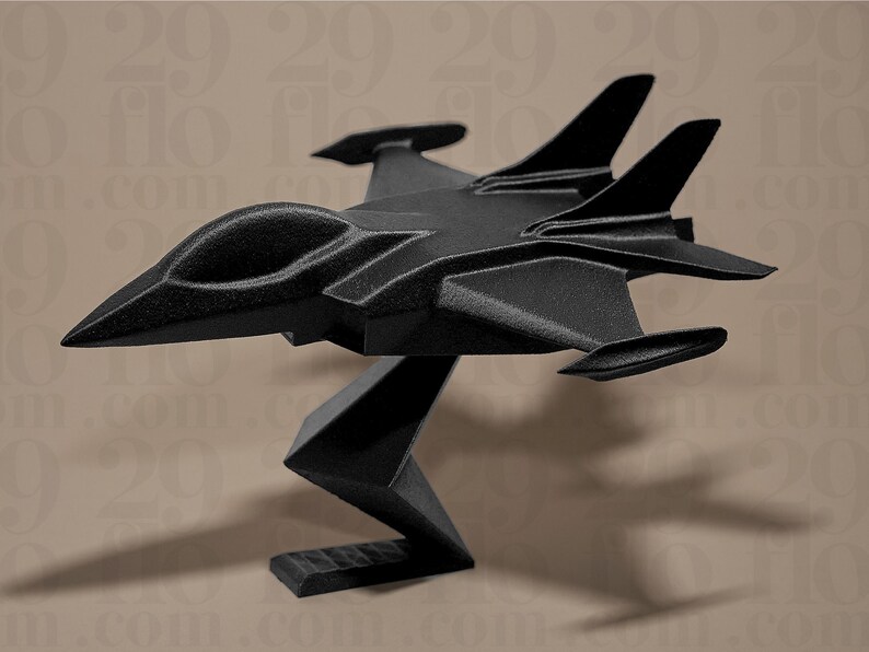 The Supersonic Sentinel: Stealth Striker • 3D Printed Plastic Figurine ...
