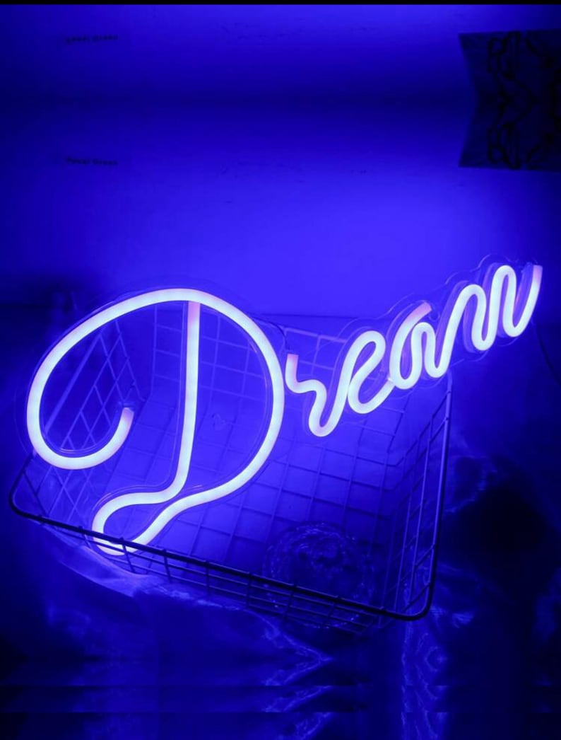 1PC Dream LED Neon Sign USB Powered Wall Neon Signs for Bedroom Home - Etsy