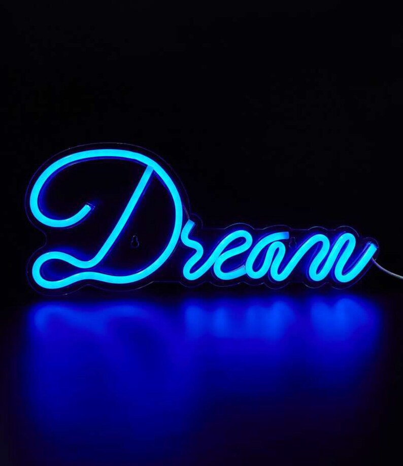 1PC Dream LED Neon Sign USB Powered Wall Neon Signs for Bedroom Home - Etsy