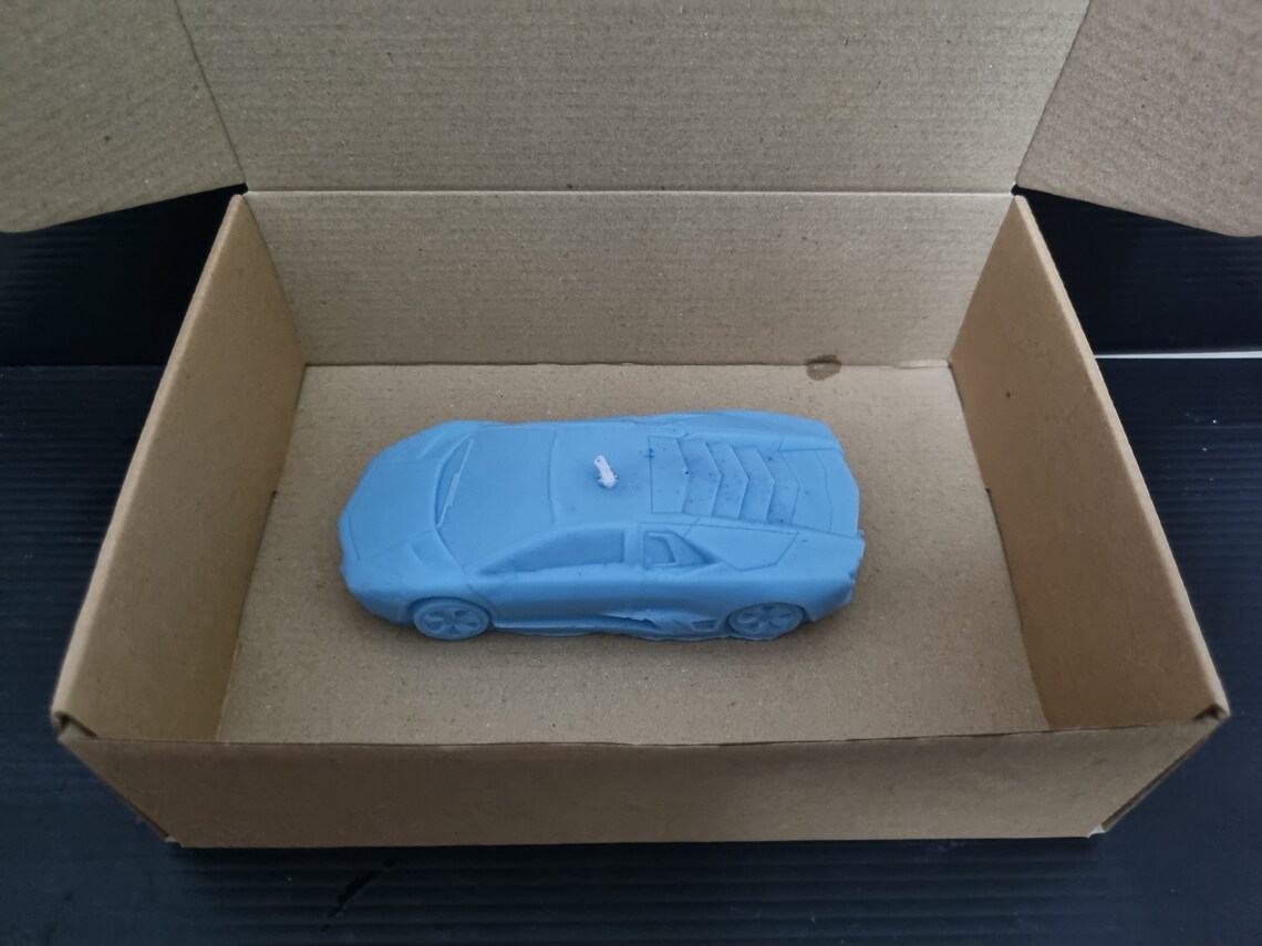 Reventon Lamborghini Candles-sky Blue Color - Etsy