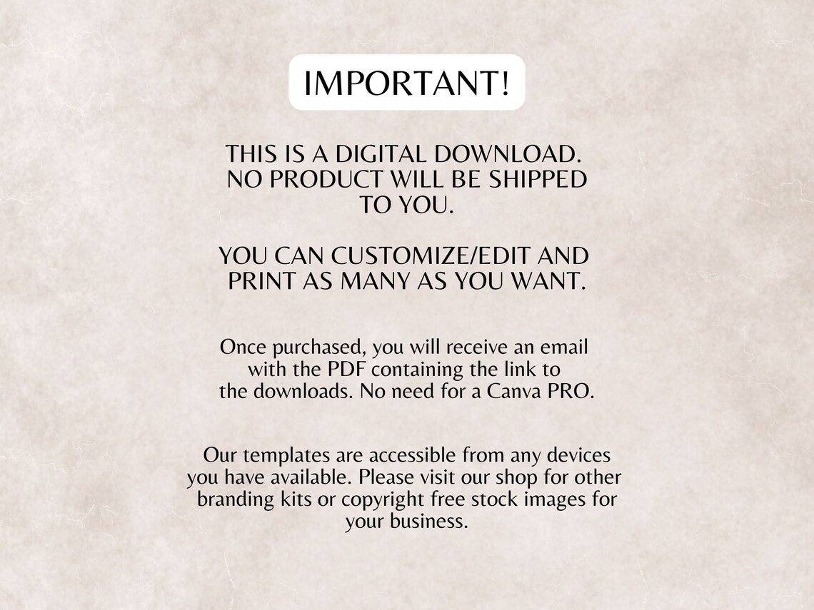 Price List Template Price List Brochure Canva Editable Template ...