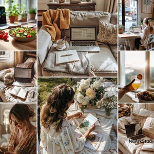 Faceless Digital Marketing Aesthetic Stock Photos Bundle Done for You ...