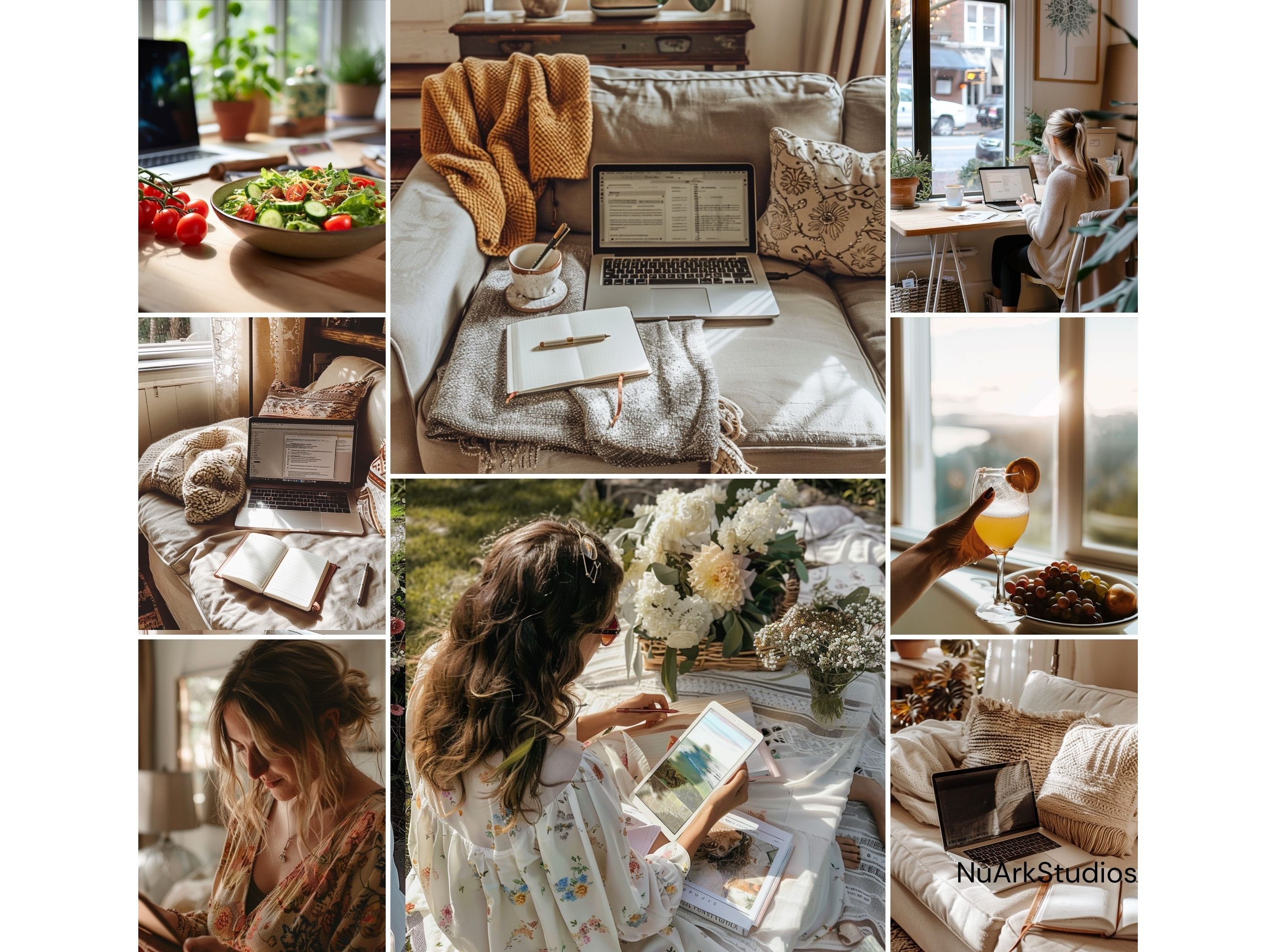 Faceless Digital Marketing Aesthetic Stock Photos Bundle Done for You ...