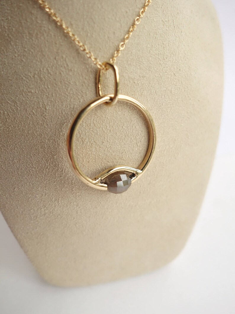 Diamond Eclipse Necklace - Etsy
