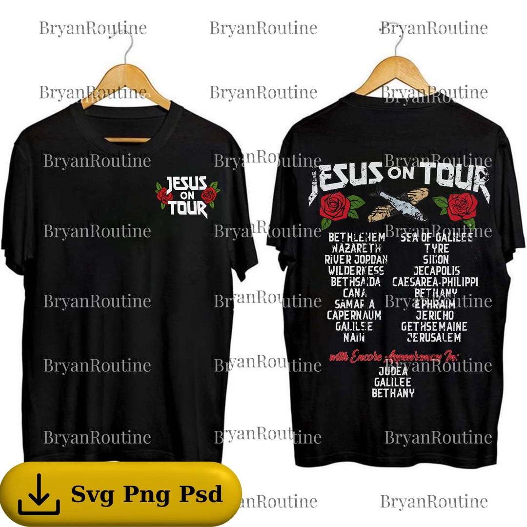 Jesus World Tour PNG, Jesus is King Clipart, Christian Concert Tour ...