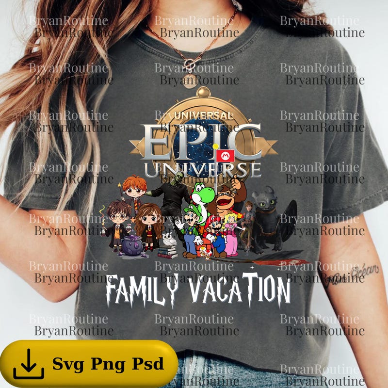 Epic Universe Drawing - Etsy