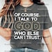 Of Course I Talk to God PNG SVG, Bible Verse Christian Clipart, Faith ...