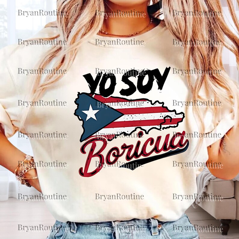 Yo Soy Boricua PNG, Puerto Rico Flag Sublimation, Boricua Pride Digital ...