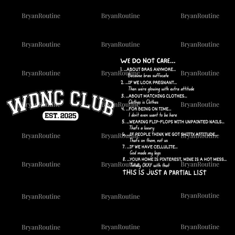 Wdnc Club Sticker - Etsy