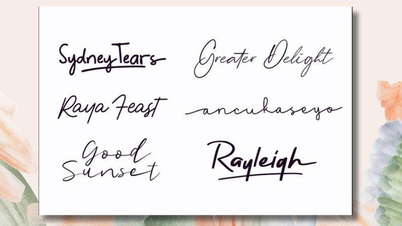 Cursive Font Svg, Font Svg, Digital Font Svg, Font Bundle for Logo ...