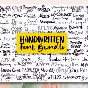 Cursive Font Svg, Font Svg, Digital Font Svg, Font Bundle for Logo ...