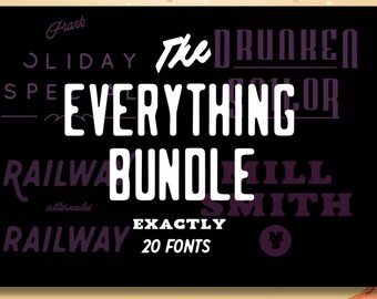 Special Font Bundle, Display Font, Cricut Font, Vintage Font, Baby Font, Retro Font - Etsy
