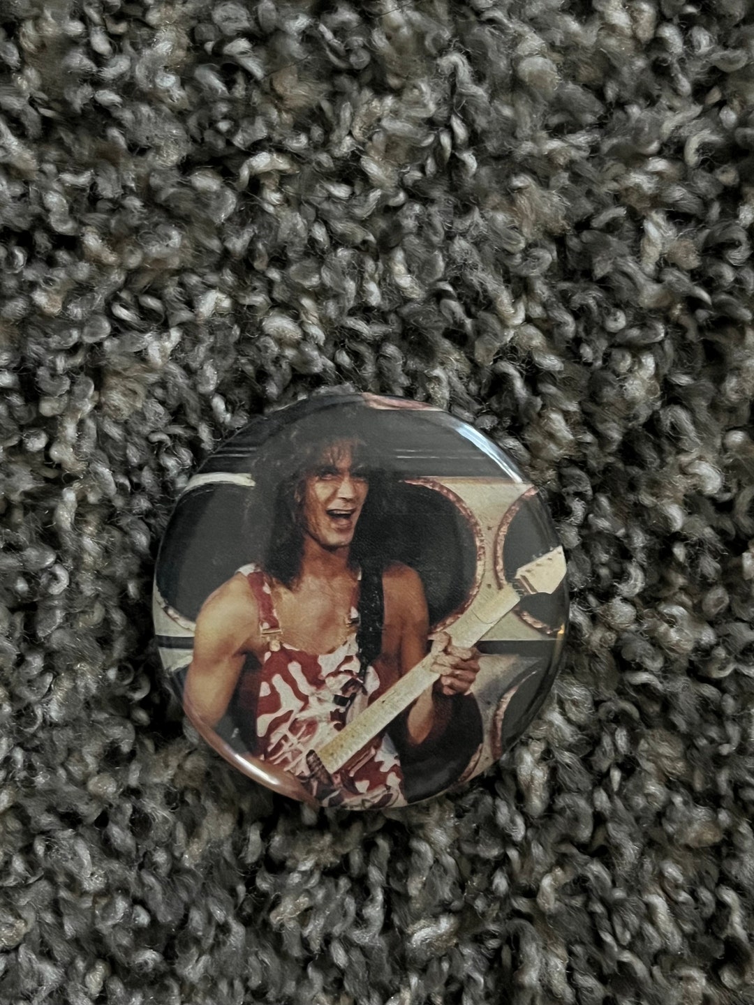 Eddie Van Halen Pin - Etsy