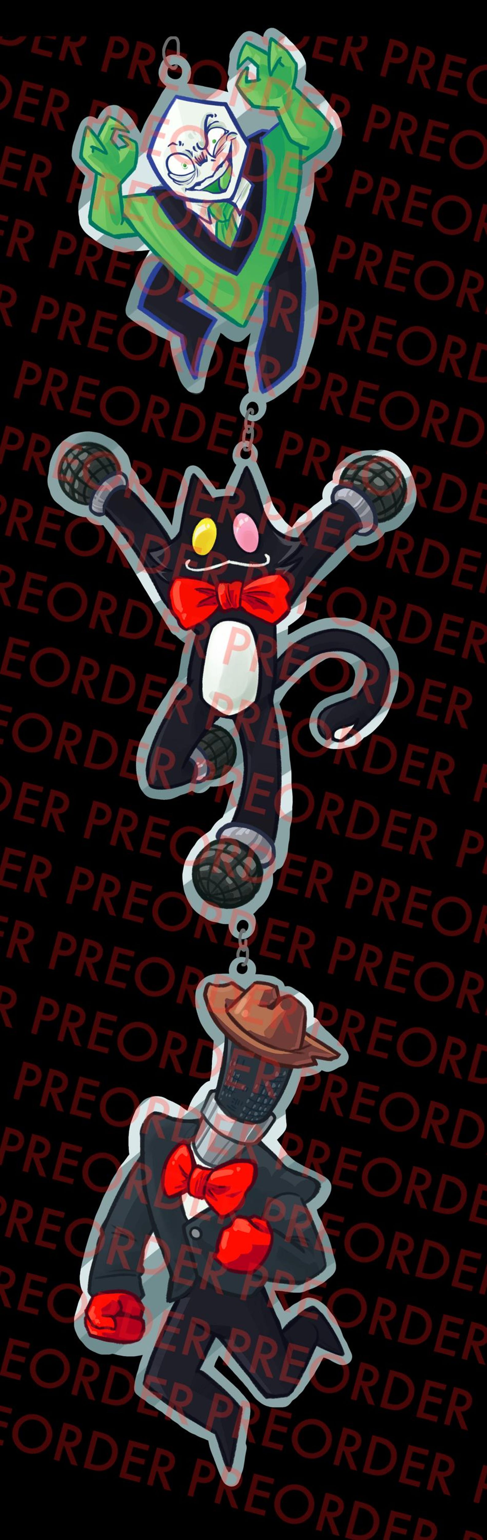 Deltarune THE MIKES!! | Battat Pluey and Jongler Linked Acrylic ...