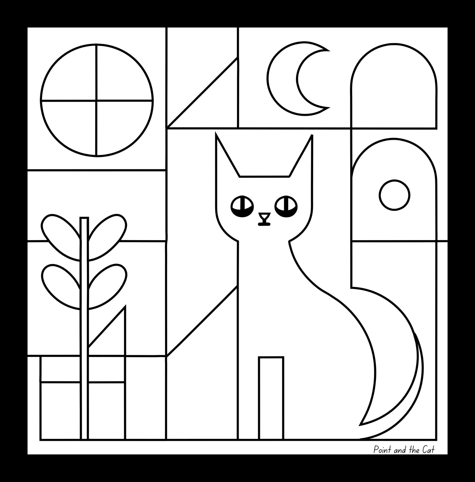 Minimalist Art Coloring Pages 3 - Etsy