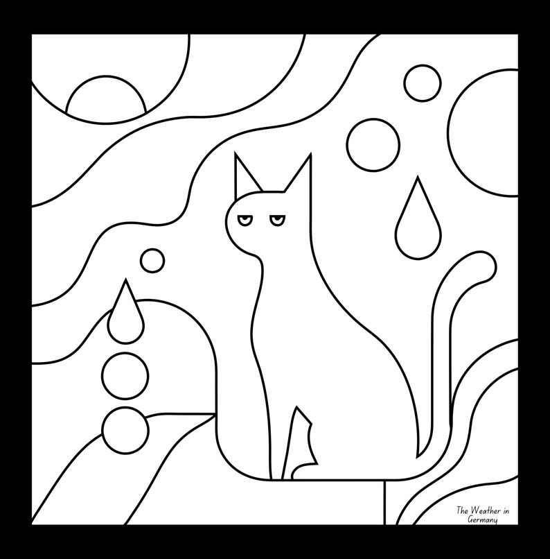 Minimalist Art Coloring Pages 18 - Etsy