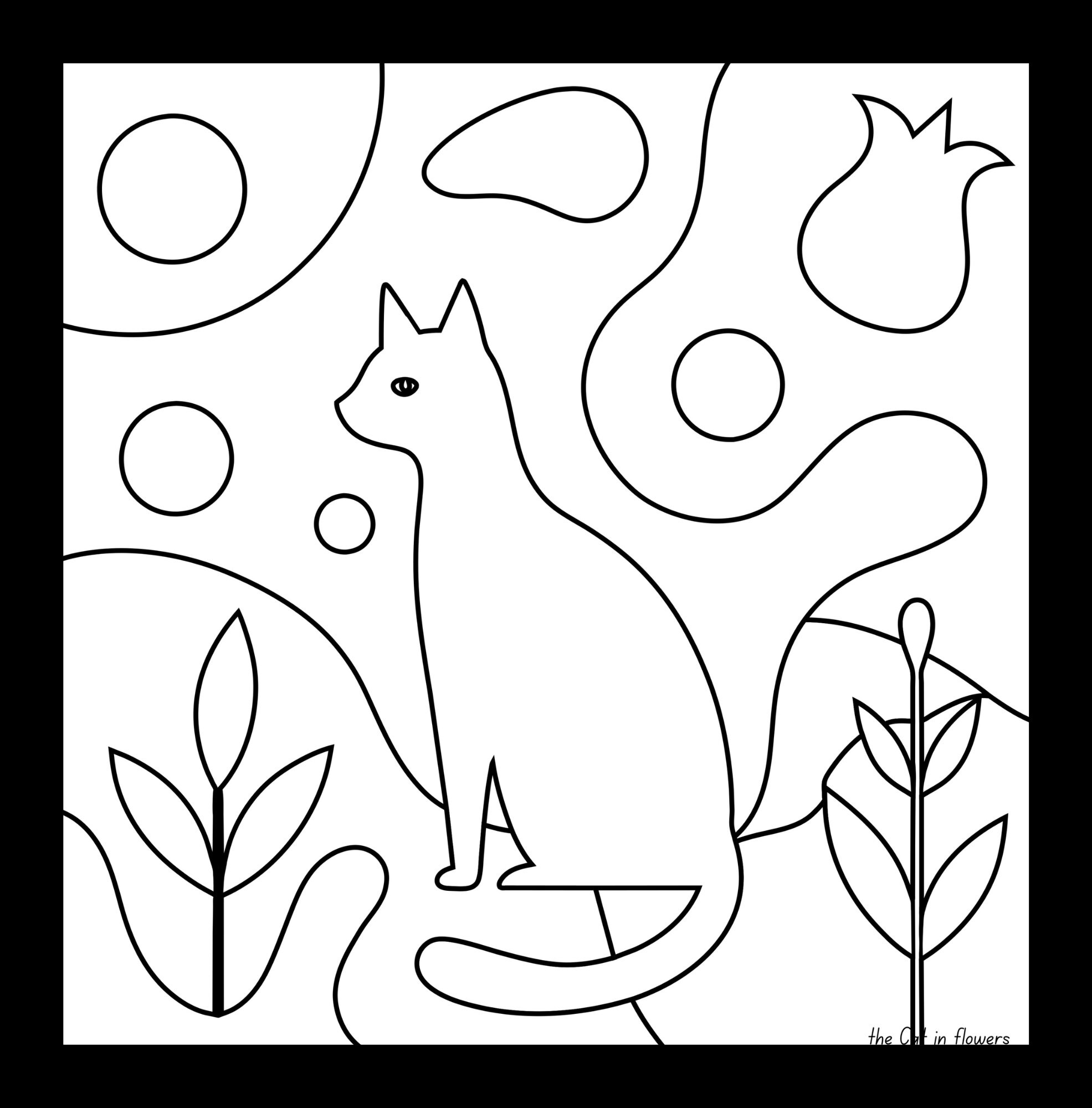 Minimalist Art Coloring Pages 3 - Etsy