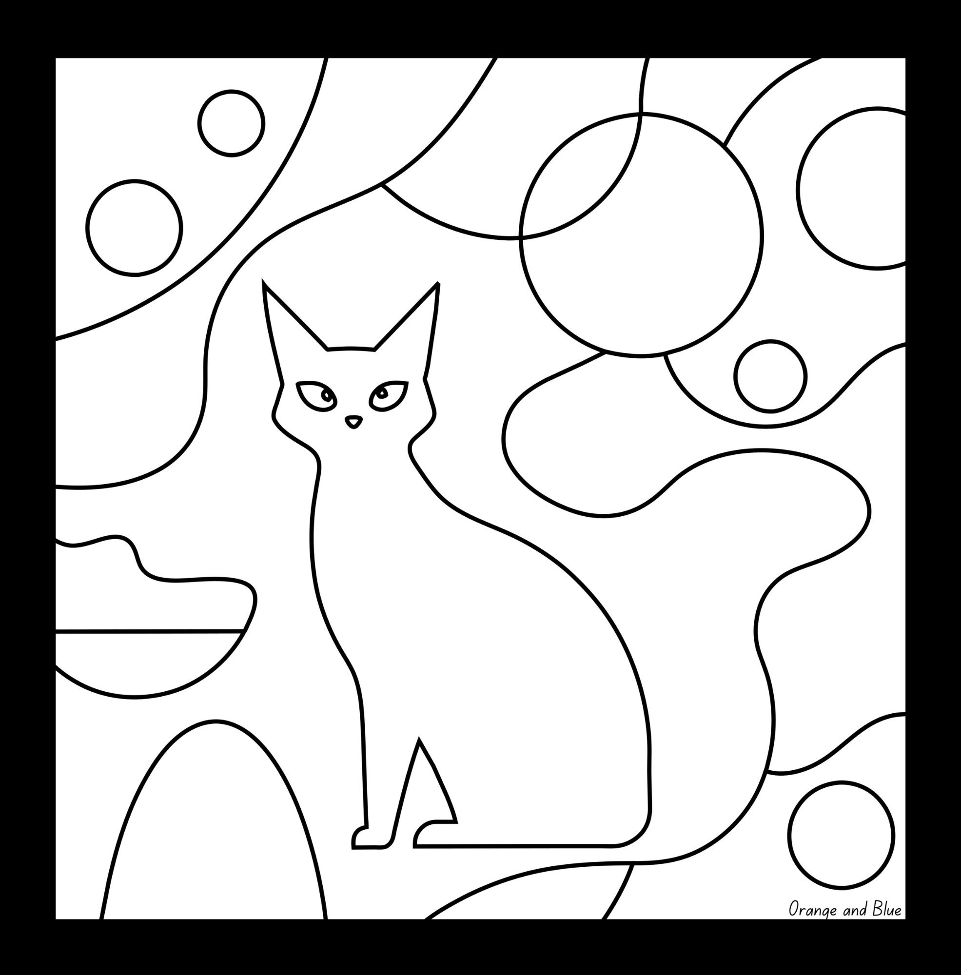Minimalist Art Coloring Pages 3 - Etsy